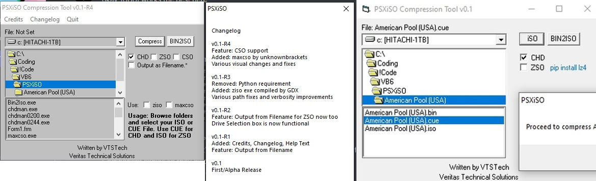 PS2 PSXiSO Compression Tool