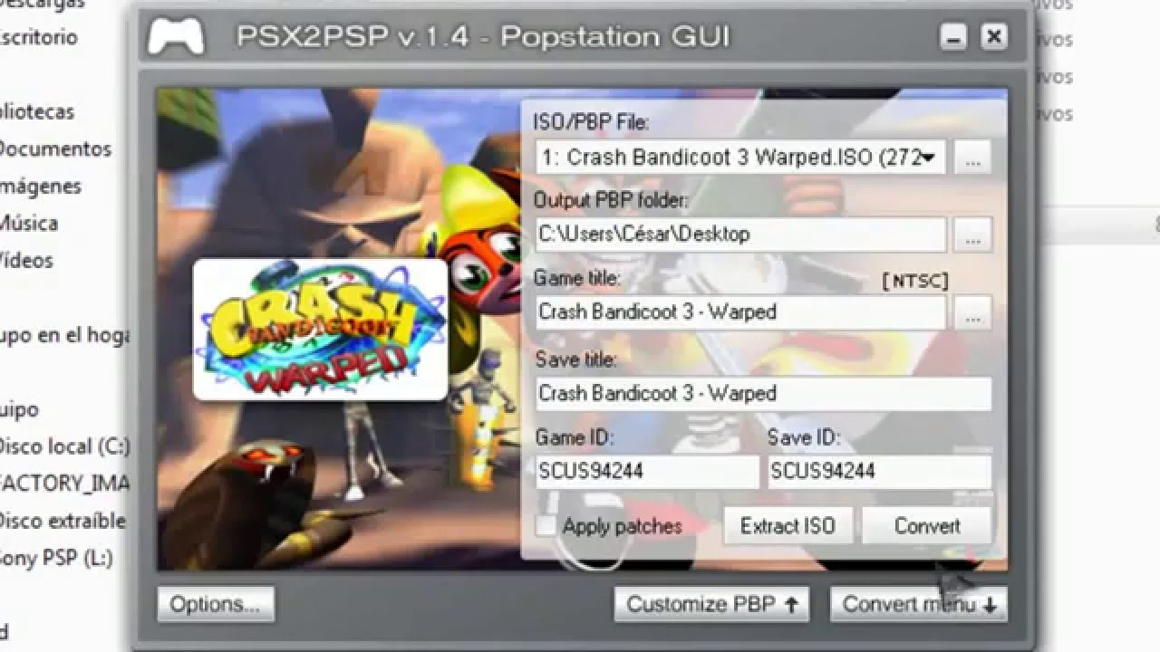 PSP PSX2PSP